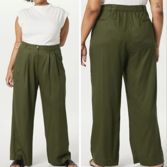 The Drop | Pants & Jumpsuits | Nwt The Drop Amalia Trouser Pants Dark ...